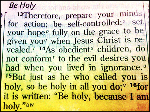 WORD OF THE WEEK: HOLY | ThePreachersWord