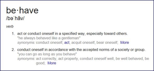 Well Behaved Definition Well Balanced Stock Photo. Image Of Etymology,